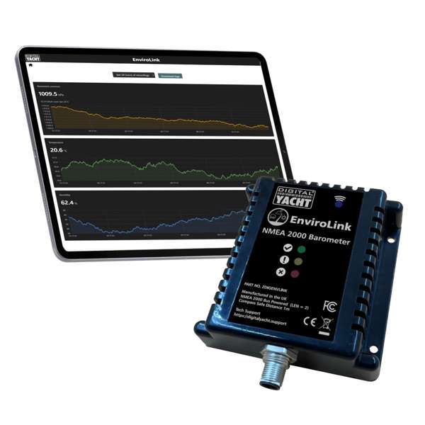 Digital Yacht EnviroLink NMEA 2000 Barometer & Marine Weather Station ...