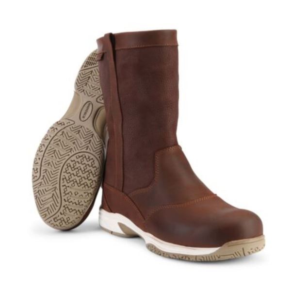 Maindeck Waterproof Leather Sailing Boots - Size 7 (MD-SLBB41)