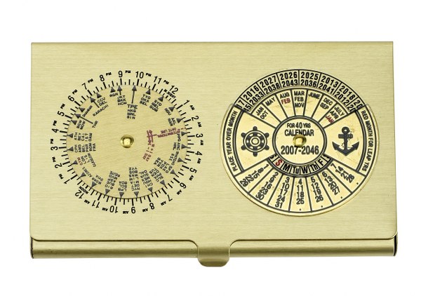 Nauticalia 40-year Calendar Business Card Case (4644)