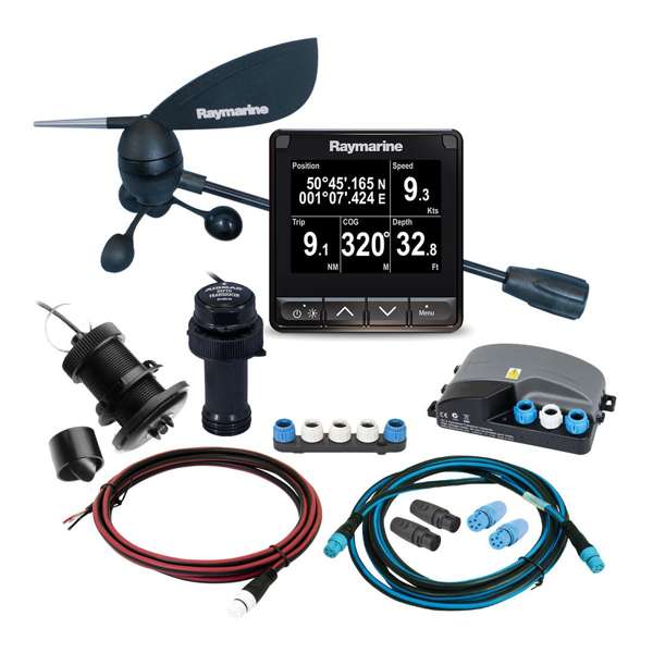 Raymarine i70s System Pack (Wind/Depth/Speed) With 3M Cable Kit (Twin ...