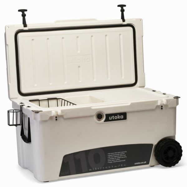 Utoka 110 Tow Cool Box - 104L - White (251101)
